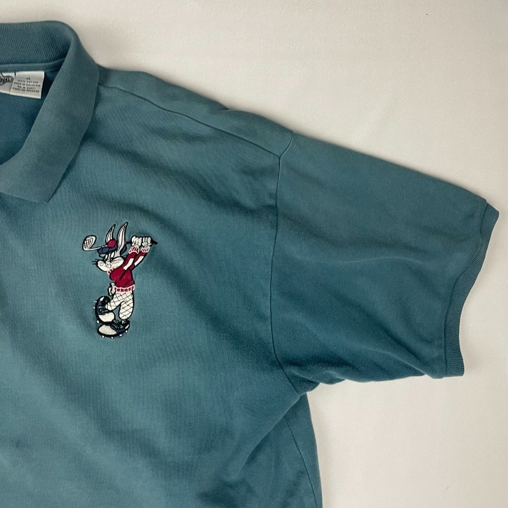 Vintage Acme Looney Toons Embroidered Bugs Bunny Golf… - Gem